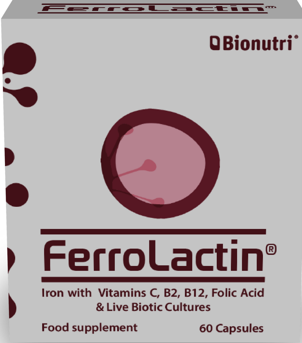 Ferrolactin 60 capsules | Bionutri - Lifestyle Natural Health